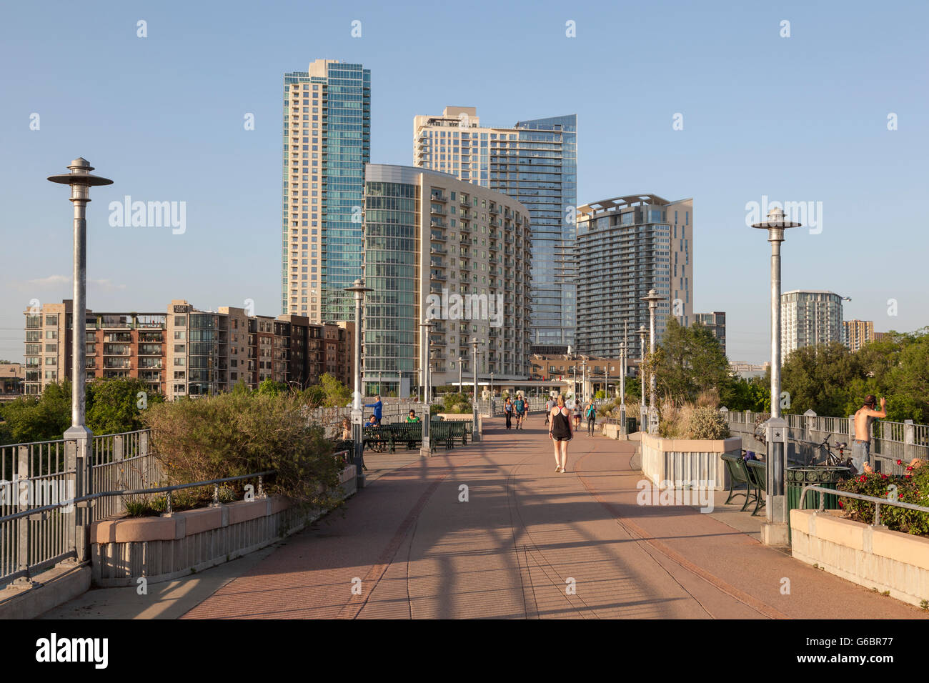 Austin skyline bridge hi-res stock photography and images - Alamy