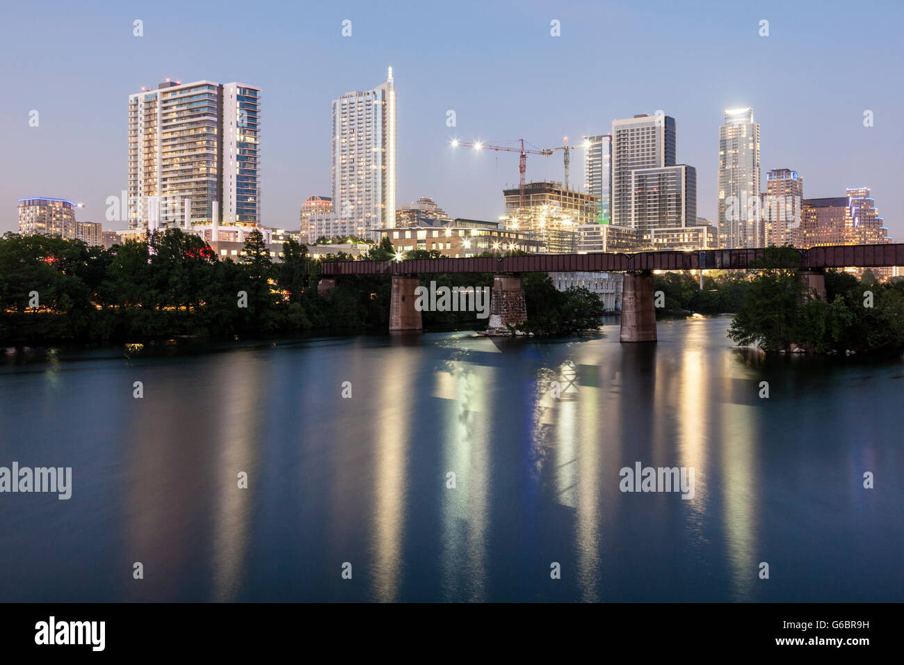 Austin, Texas Downtown Night High Resolution Stock Photography and ...