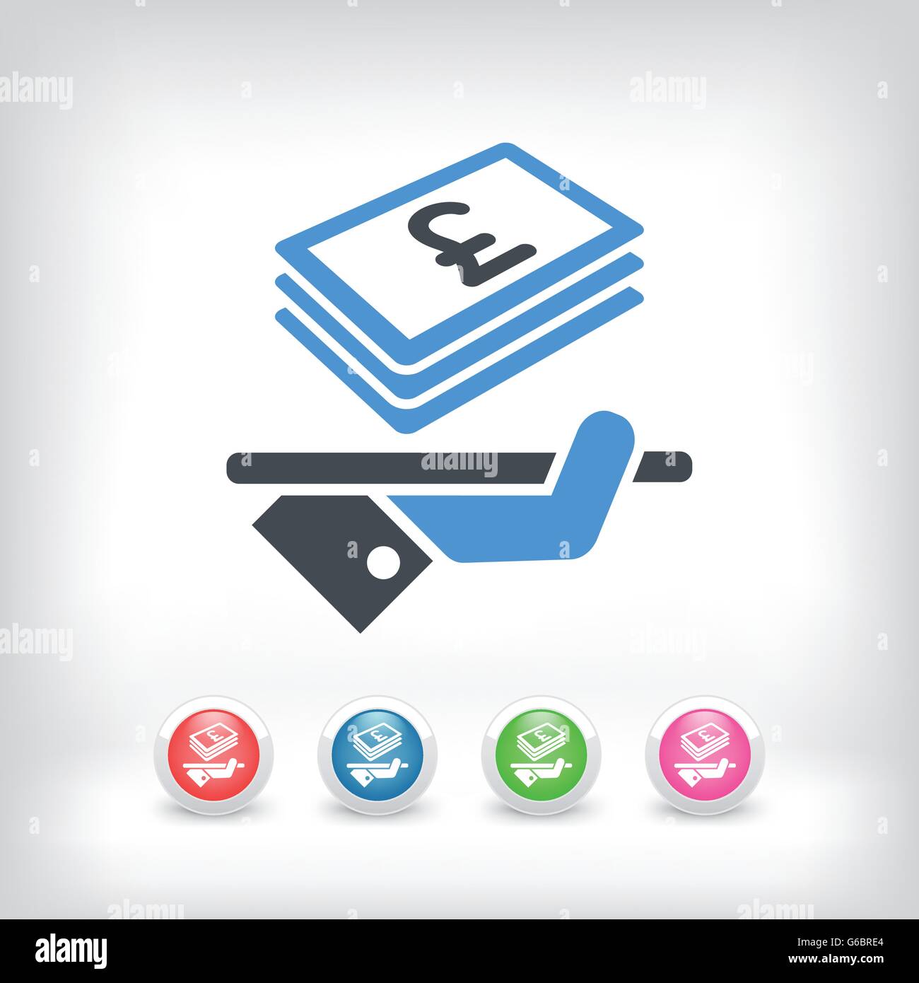 Paying cash sterling Stock Vector Images - Alamy