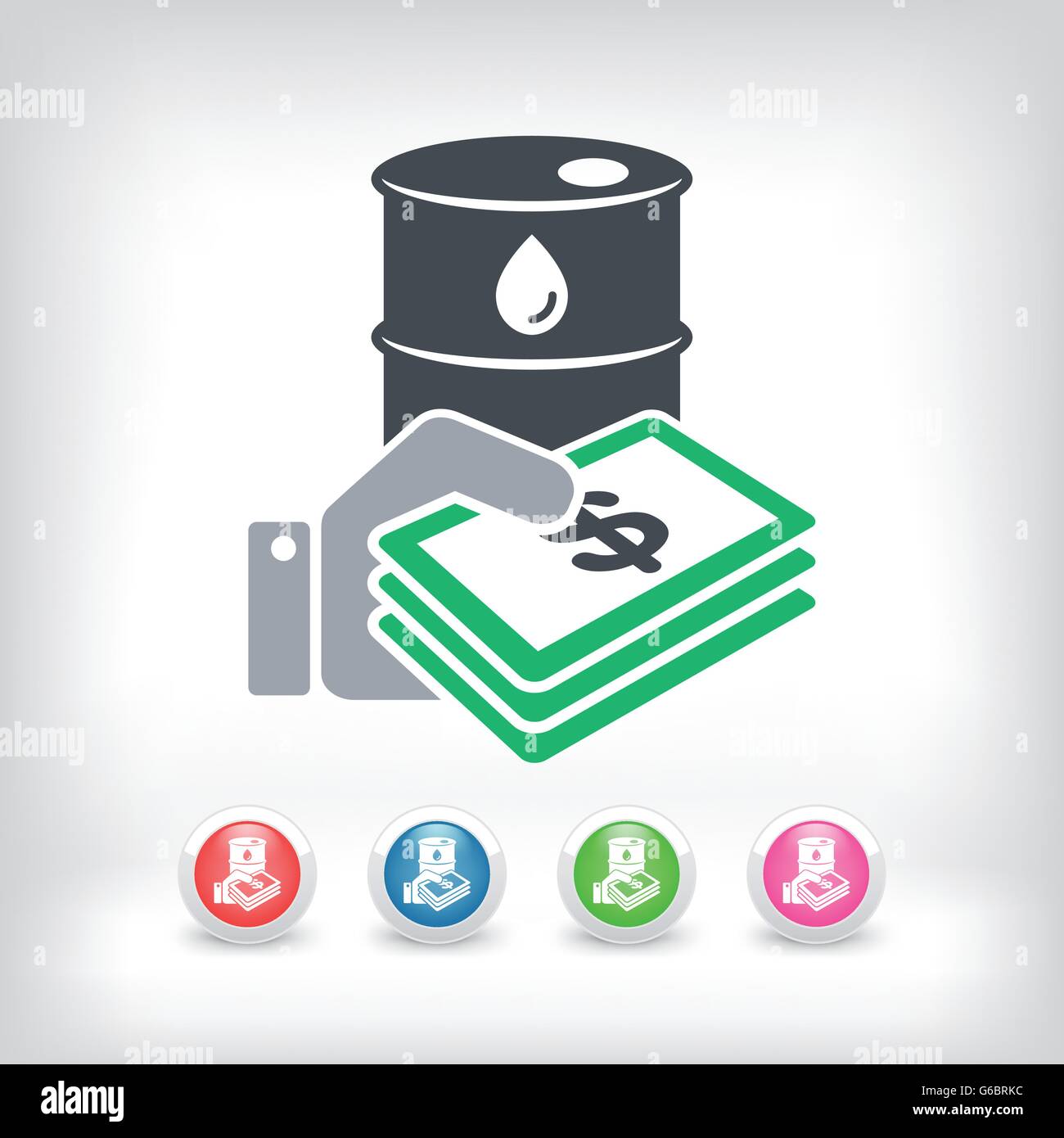 Oil price icon Stock Vector Image & Art - Alamy