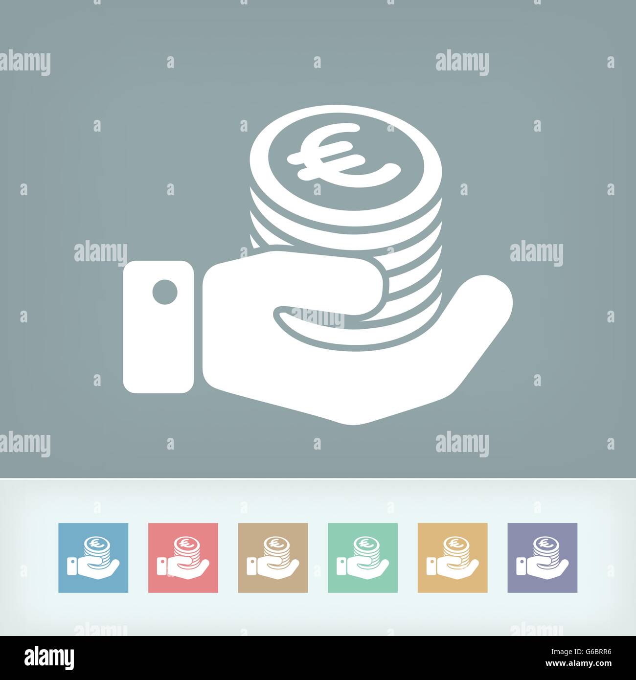Financial icon - Euro Stock Vector Image & Art - Alamy