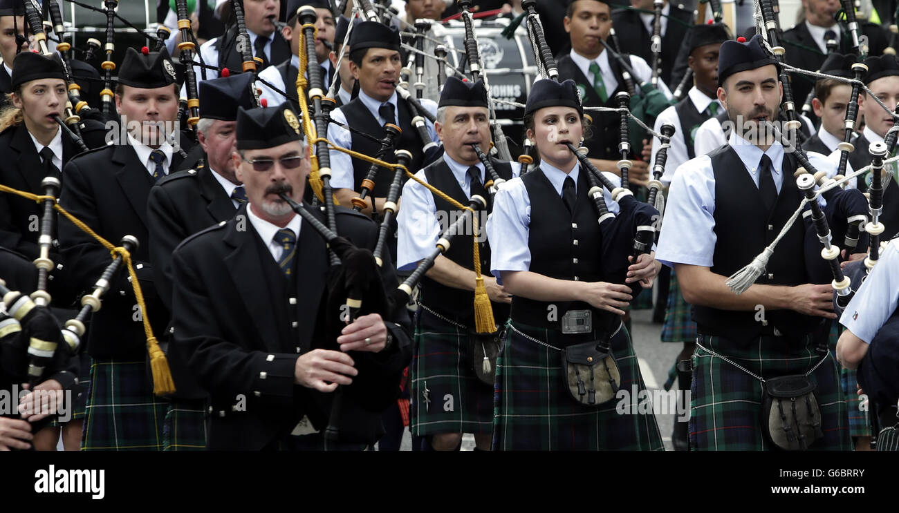 World Pipe Band Championships Stock Photo - Alamy