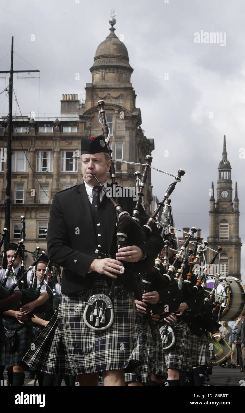 World Pipe Band Championships Stock Photo - Alamy