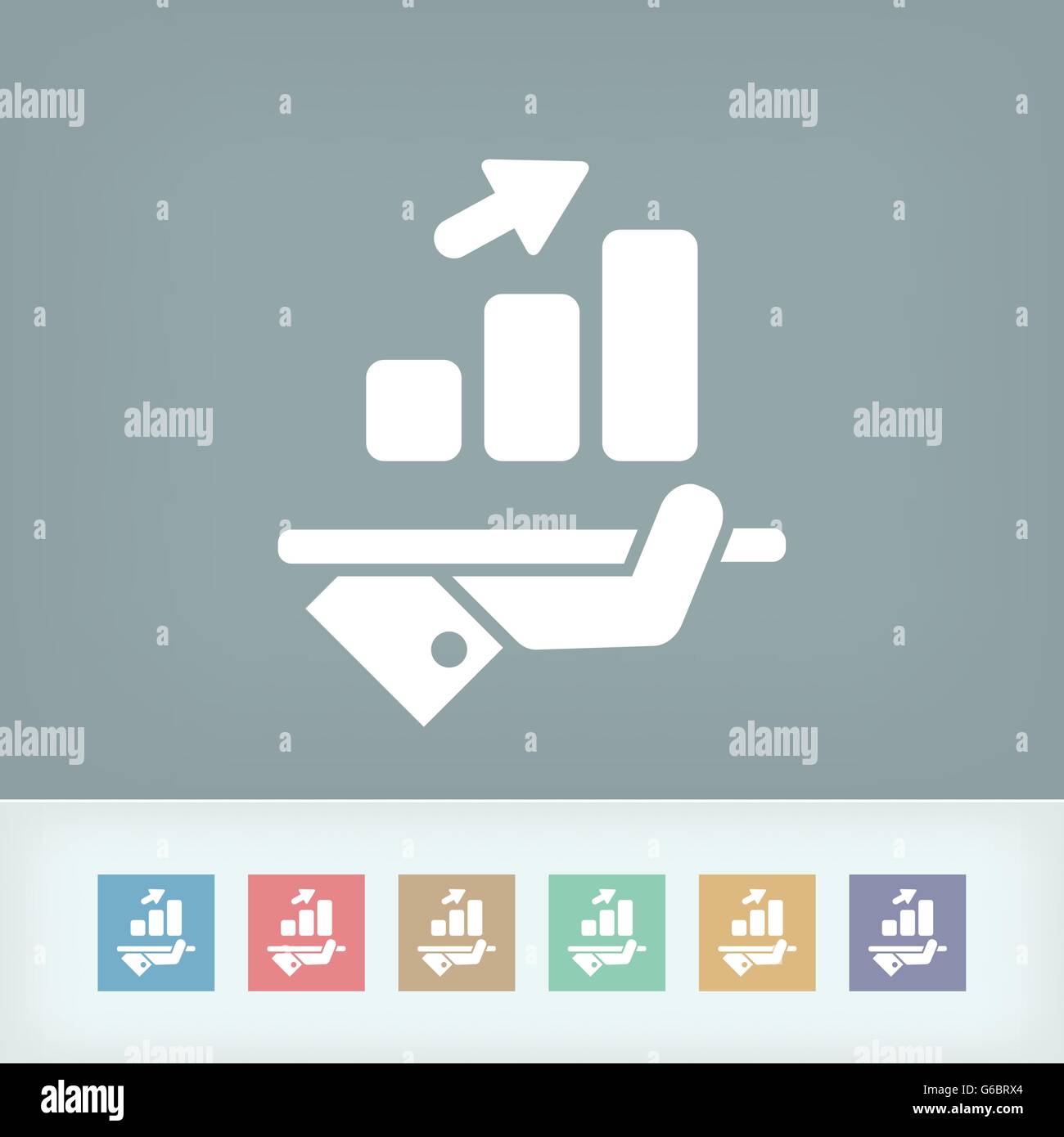 Financial increasing icon Stock Vector Image & Art - Alamy