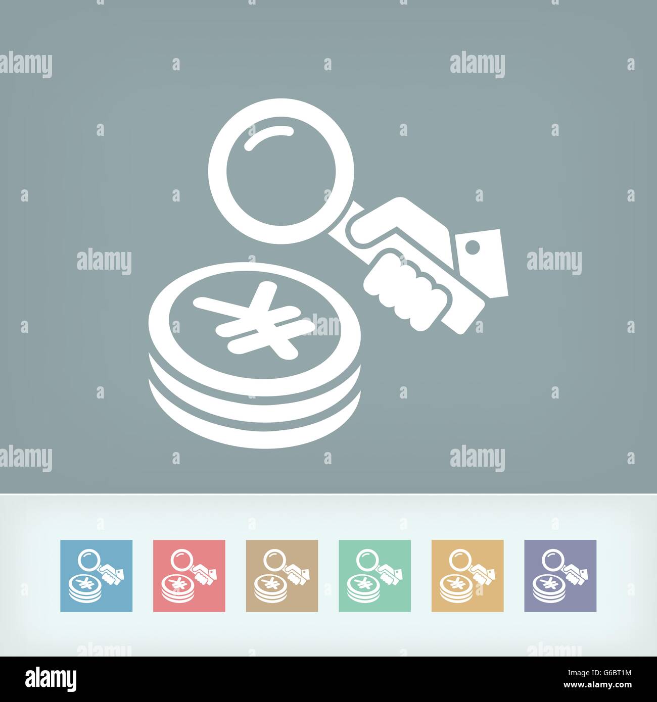 Yen increase icon Stock Vector Images - Alamy