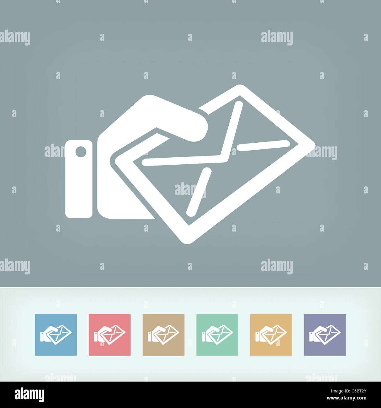 Us postal service mail Stock Vector Images - Alamy