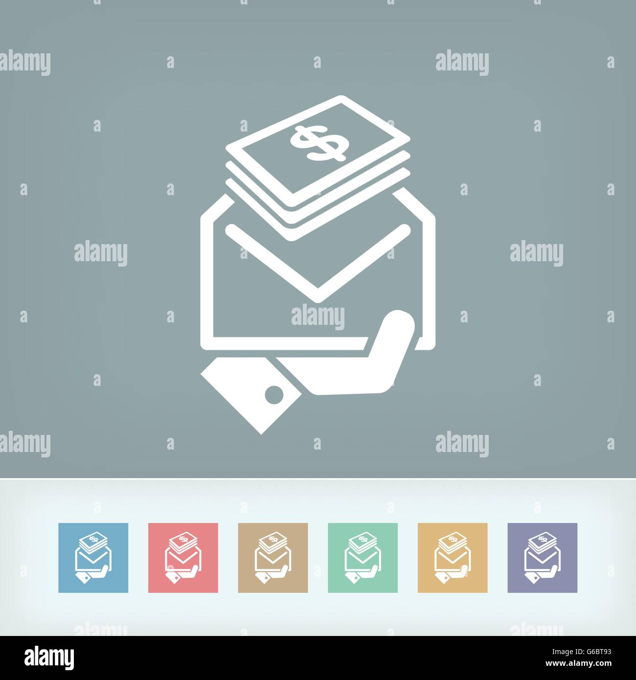 Dollars envelope Stock Vector Images - Alamy