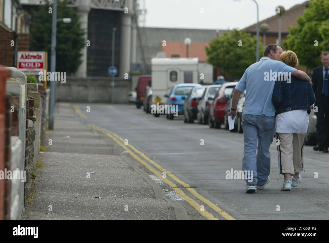 Daniel Entwistle parents leaflets Stock Photo - Alamy