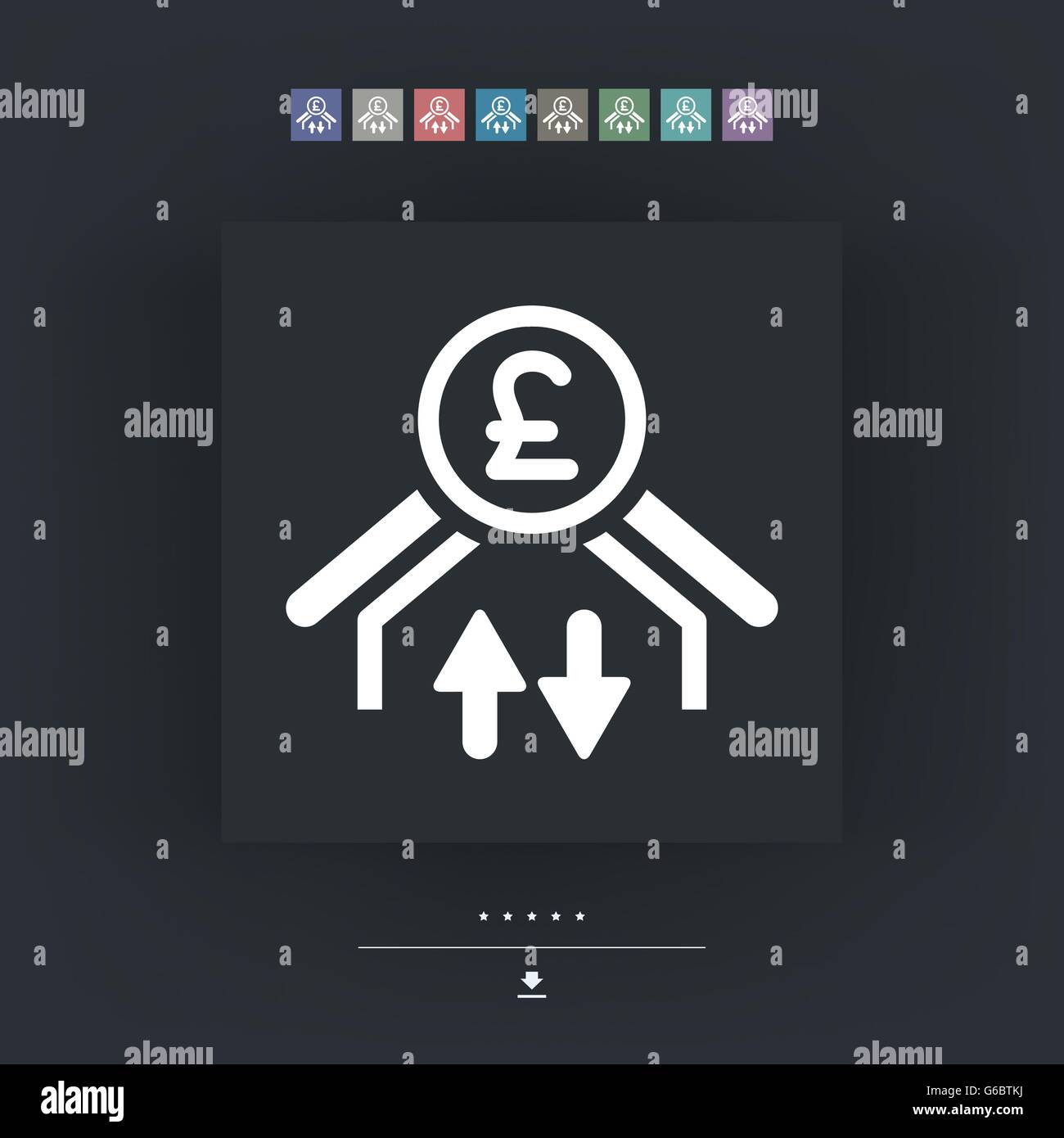 Money transfer icon - Sterling Stock Vector Image & Art - Alamy