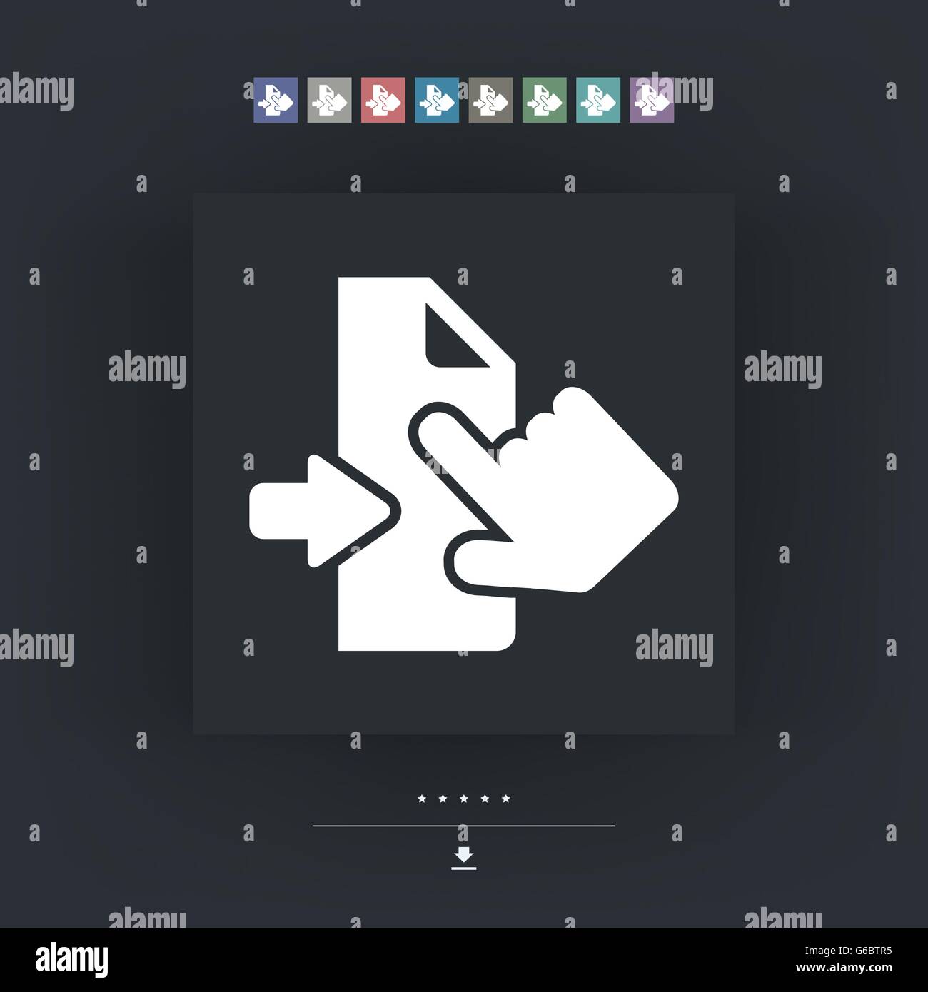 Document slide Stock Vector Images - Alamy