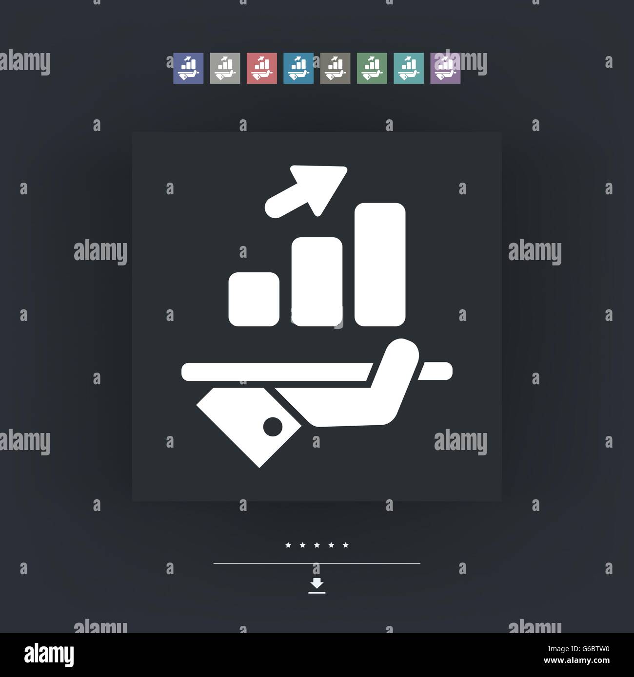 Financial services icon Stock Vector Images - Alamy