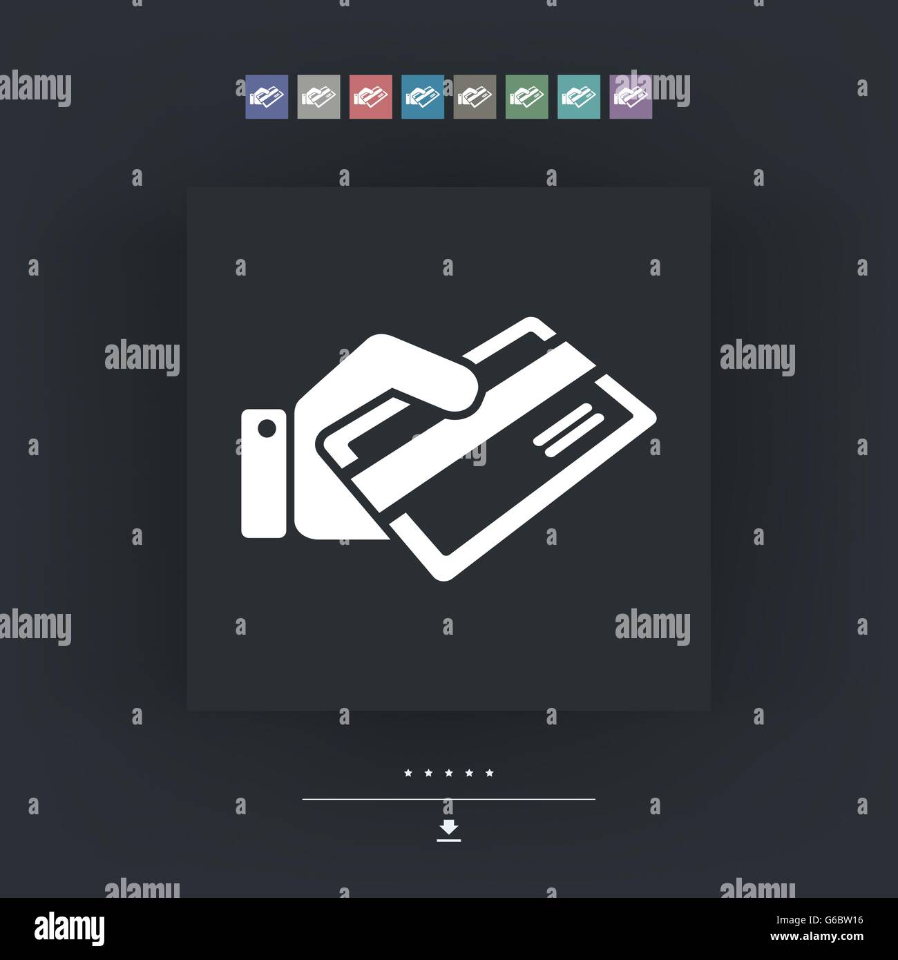 Credit card icon Stock Vector Image & Art - Alamy