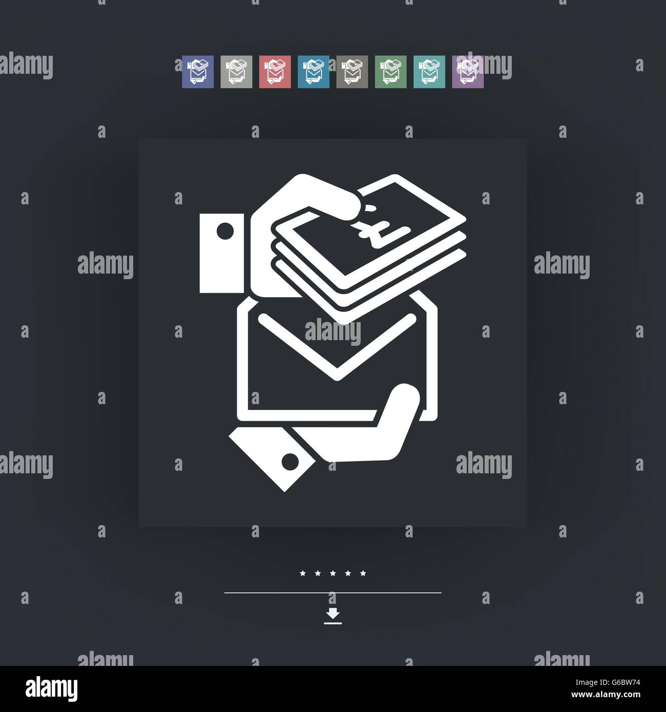 Bribe icon - Sterling Stock Vector Image & Art - Alamy