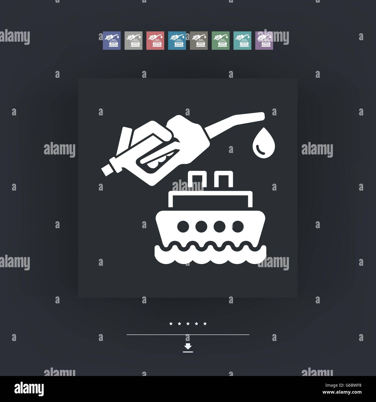 Boat fuel icon Stock Vector Image & Art - Alamy