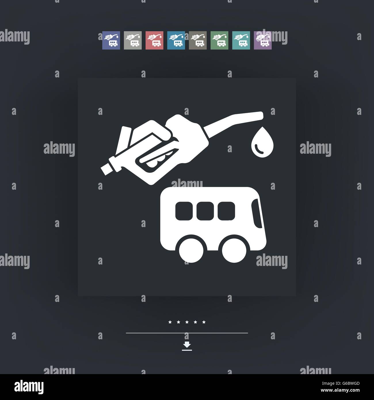 Bus fuel icon Stock Vector Image & Art - Alamy