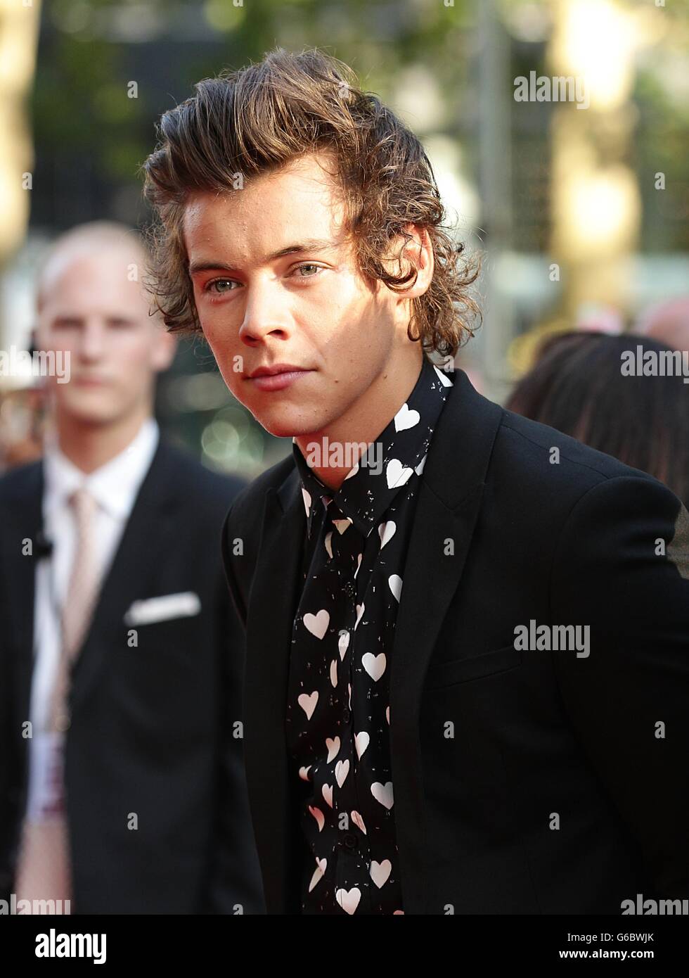 Harry Styles of One Direction arriving for the World Premiere of One ...