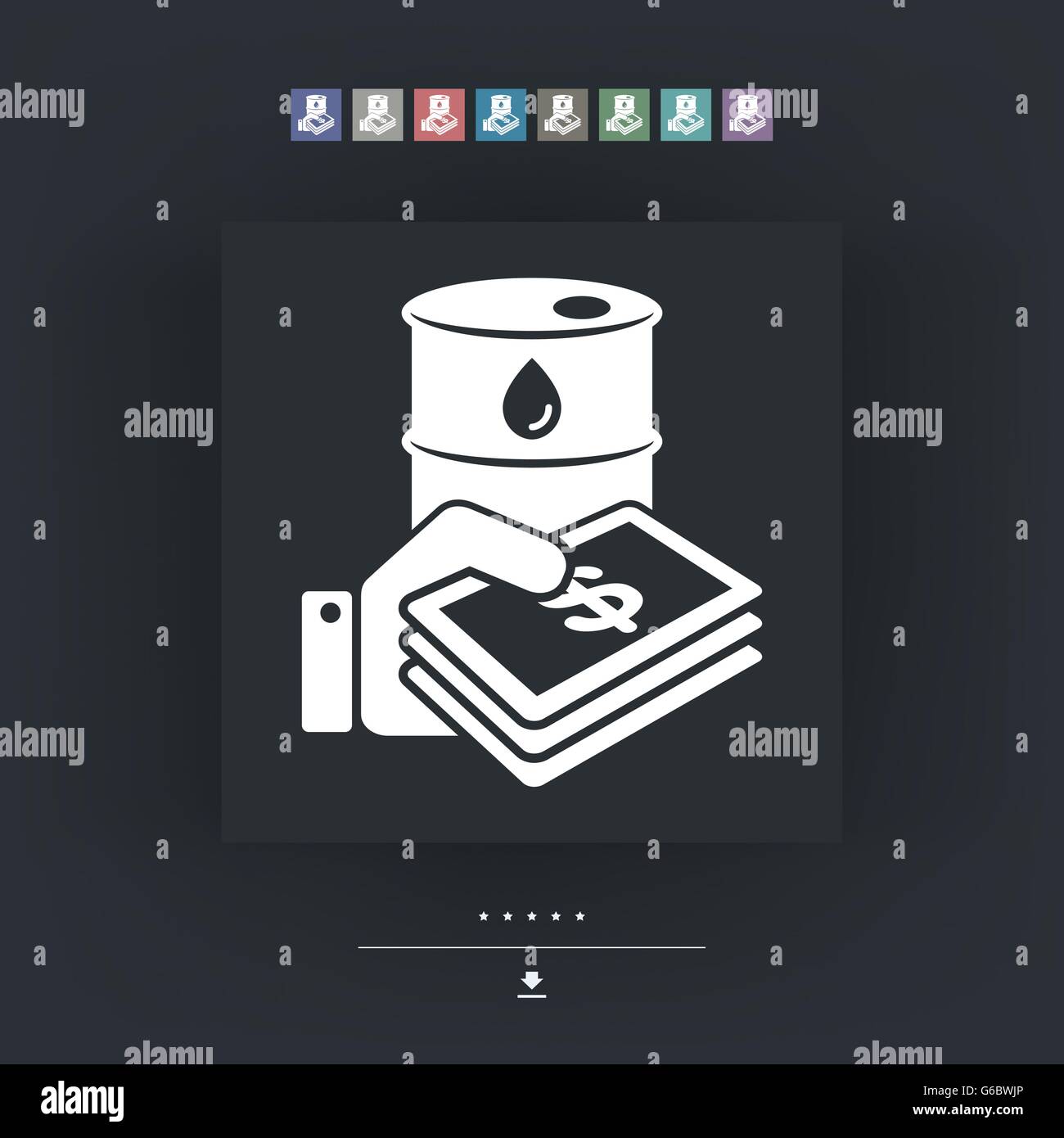 Oil price icon Stock Vector Image & Art - Alamy