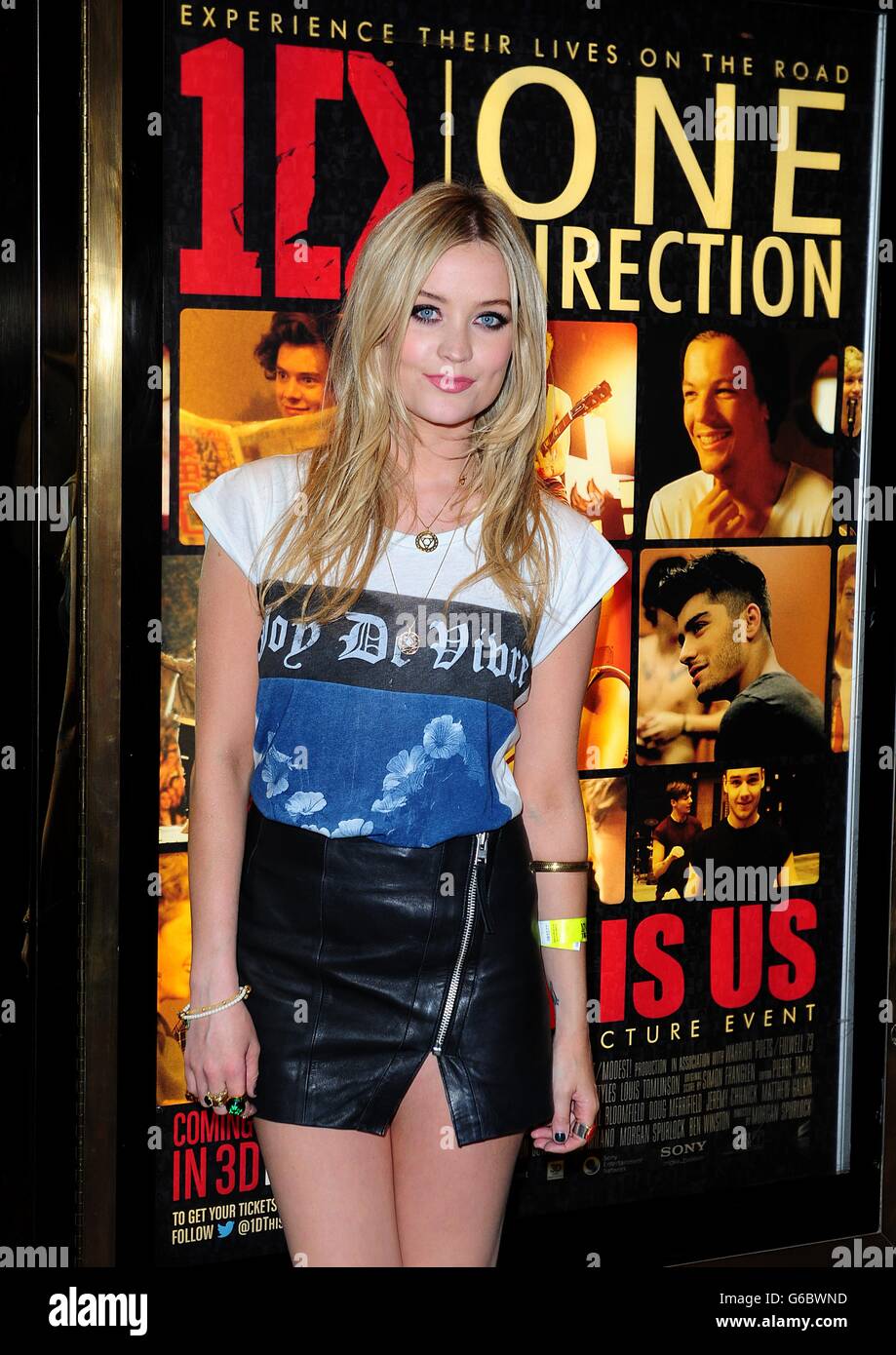 Laura Whitmore arriving for the World Premiere of One Direction: This ...