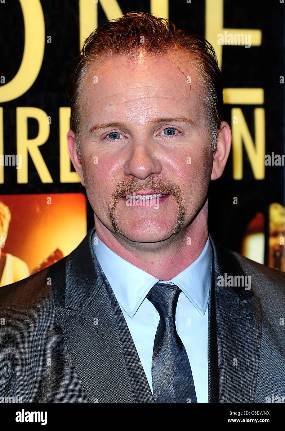 Morgan spurlock arriving world premiere one direction hi-res stock ...