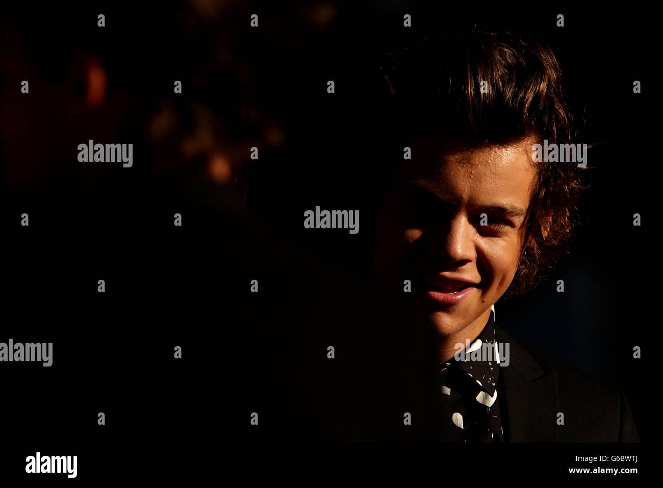 Harry Styles of One Direction arriving for the World Premiere of One ...