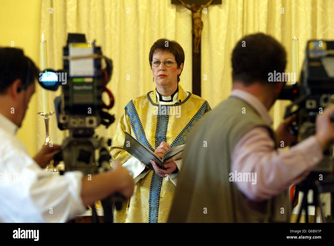 Reverand Irene Knowles faces the TV cameras for missing seven-year-old ...