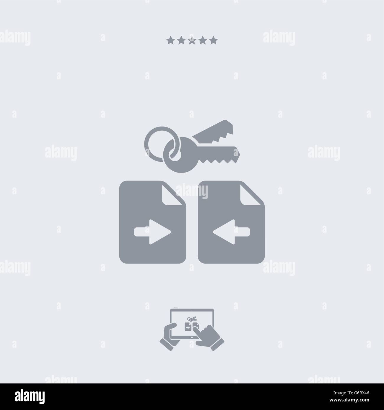 Secure transfer icon, secure transfer vector, secure transfer symbol ...