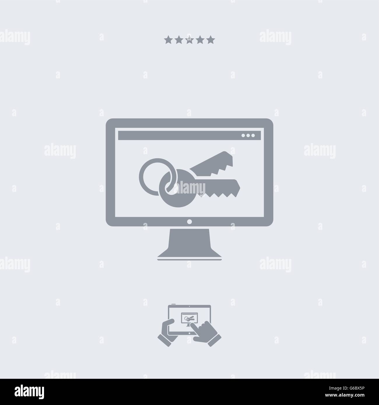 Secure pc icon, Secure pc vector, Secure pc symbol, Secure pc design ...