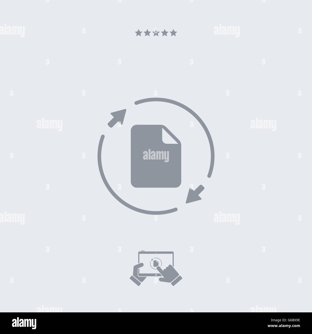 Sync file icon, sync file vector, sync file symbol, sync file design ...