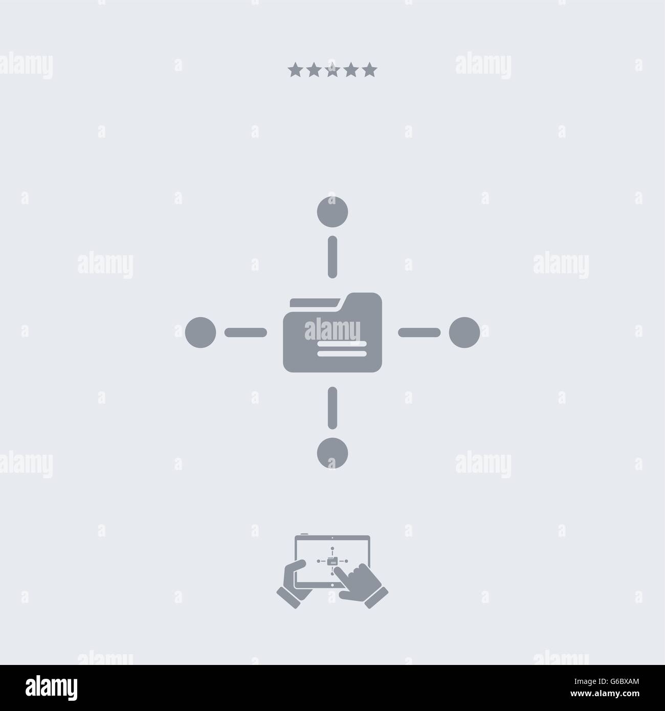 Shared folder icon, shared folder vector, shared folder symbol, shared ...