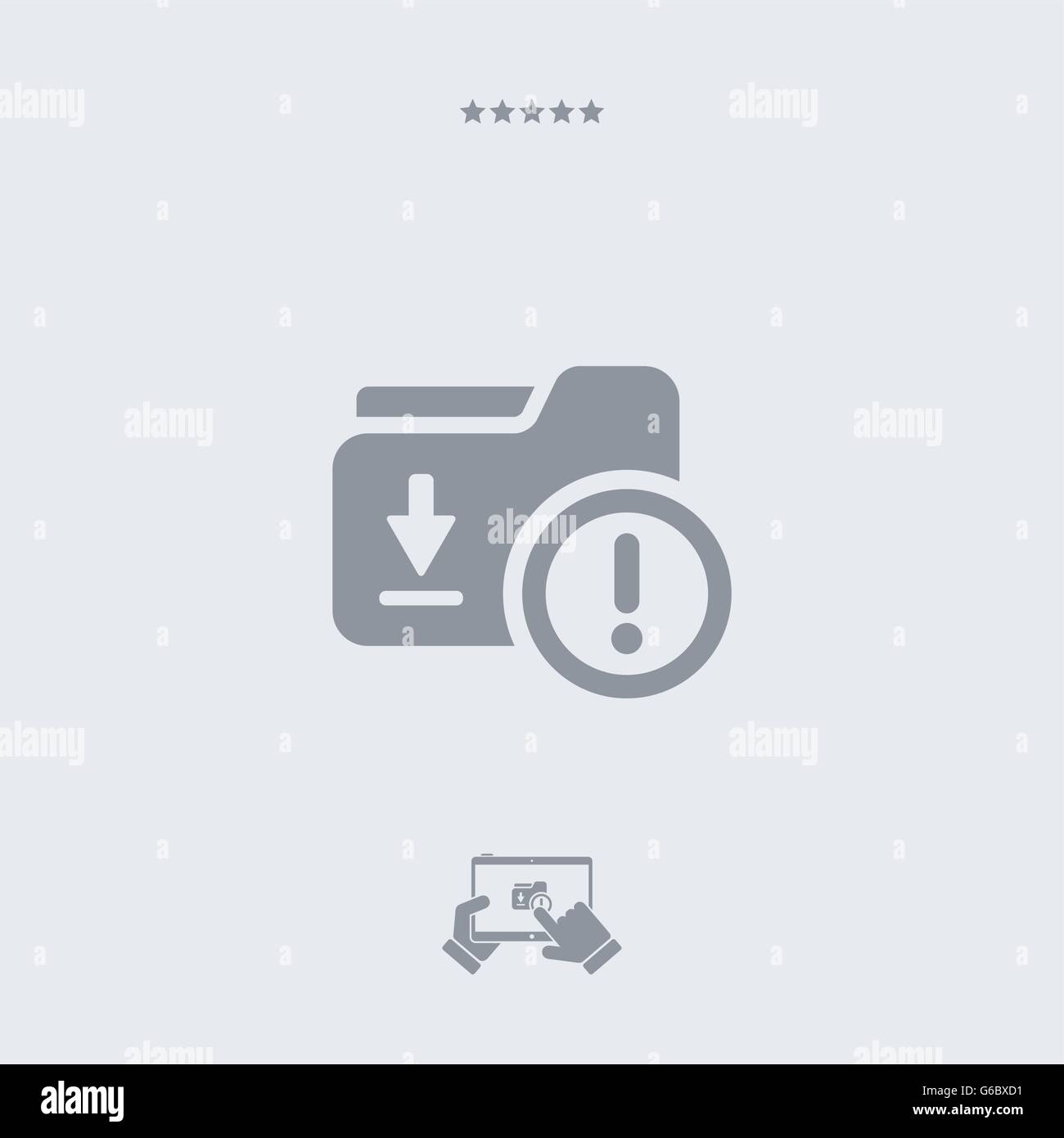 Download error icon, download error vector, download error symbol ...