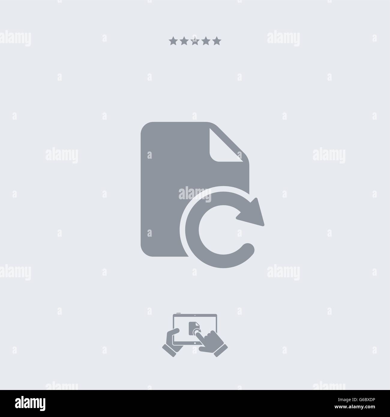 Refresh file icon,refresh file vector, refresh file symbol, refresh ...