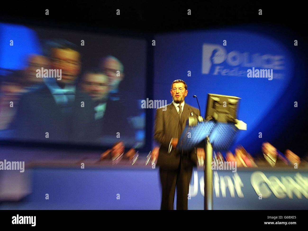 Police Federation Conference - Blunkett Stock Photo - Alamy