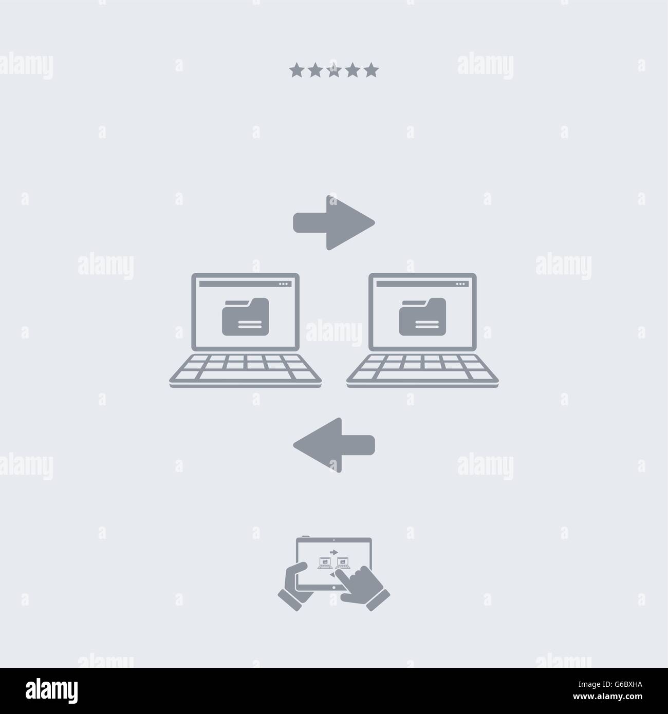 Synchronization Icon Synchronization Vector Synchronization Symbol
