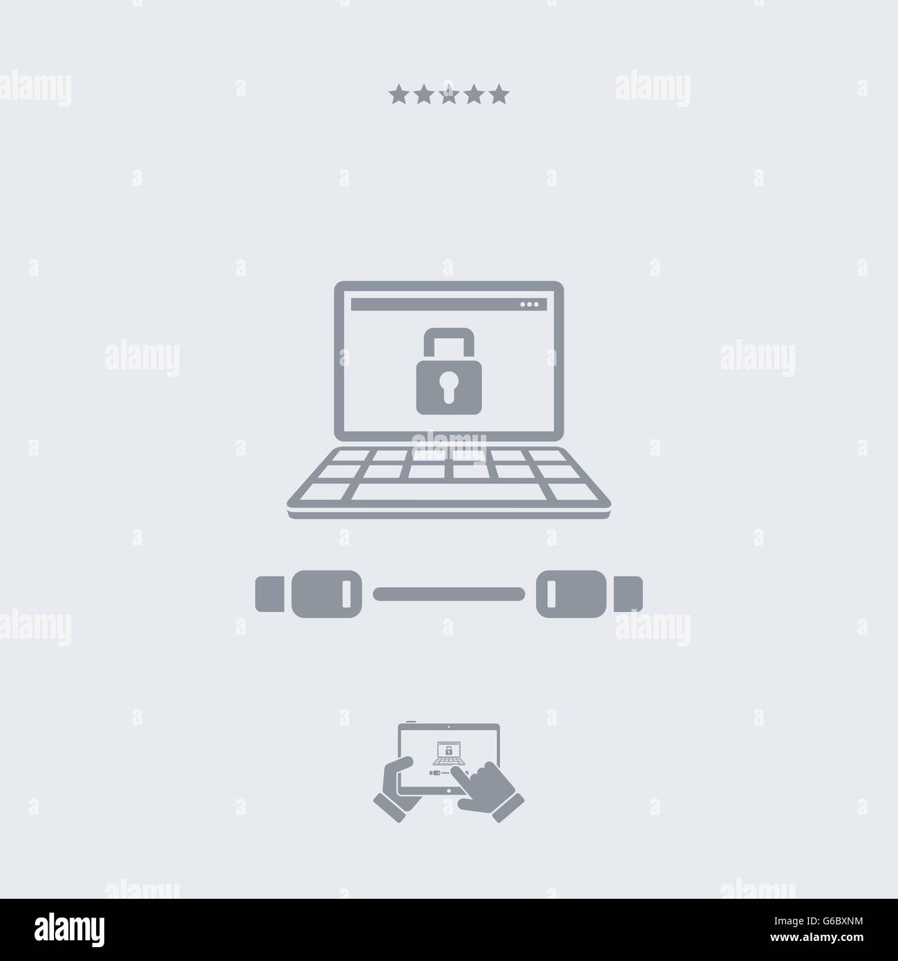 Private connection icon, Private connection vector, Private connection ...