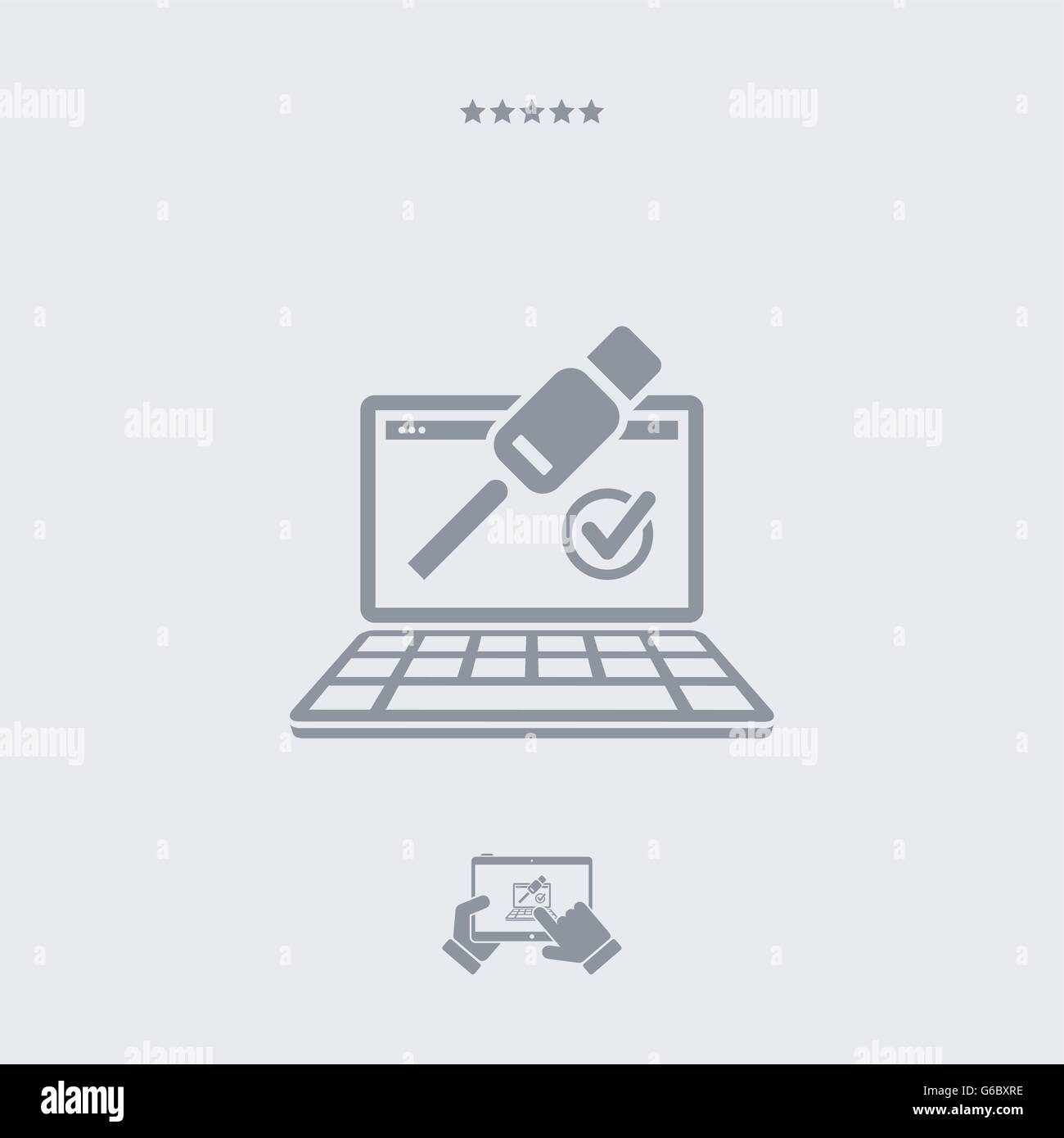 Cable check icon, cable check vector, cable check symbol, cable check ...