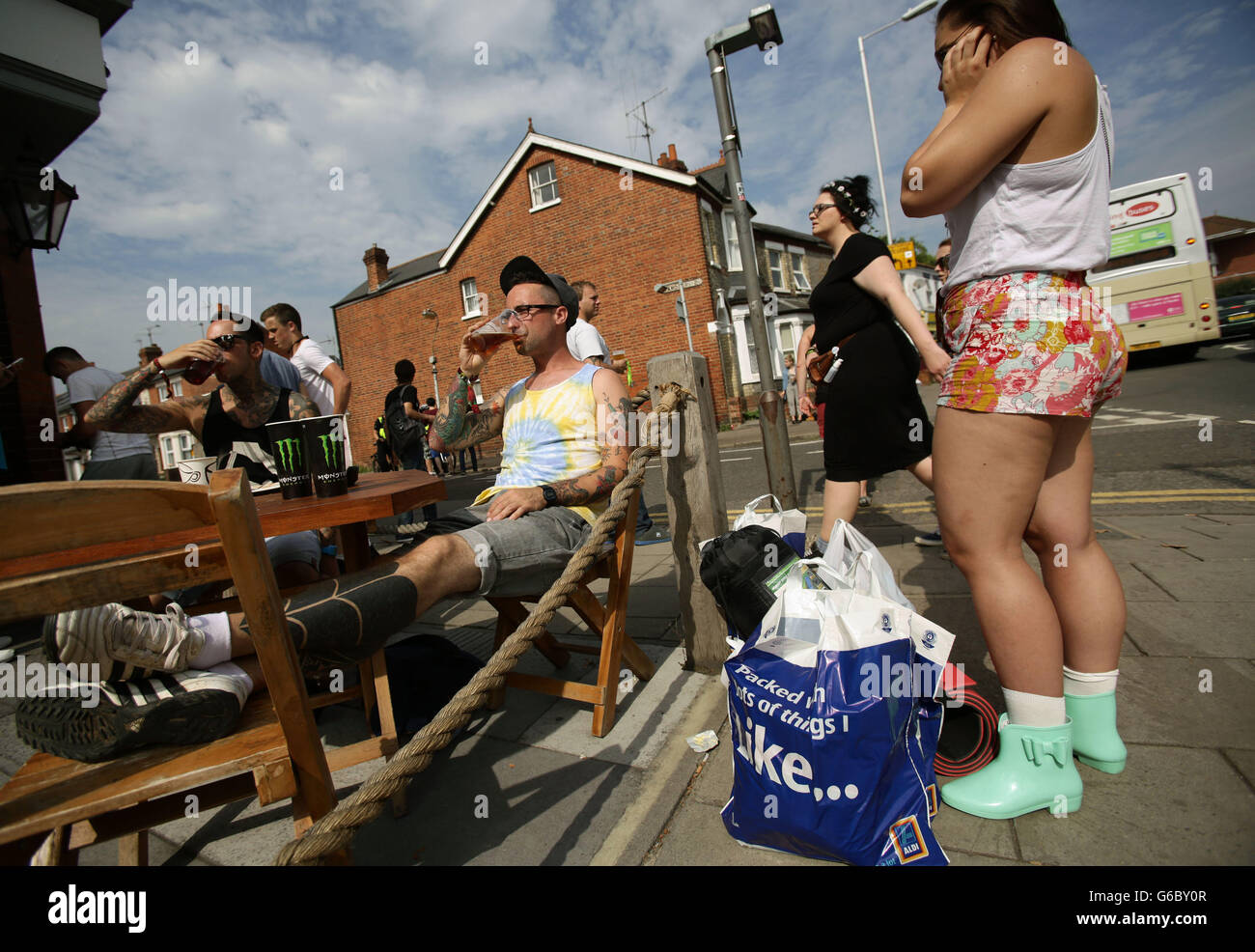 Reading Festival 2013 Stock Photo - Alamy