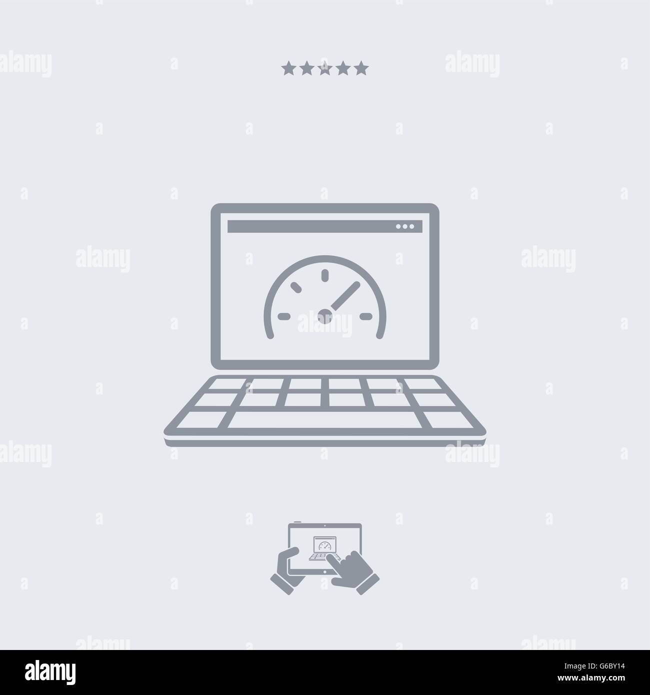 Speed test icon, speed test vector, speed test symbol, speed test ...