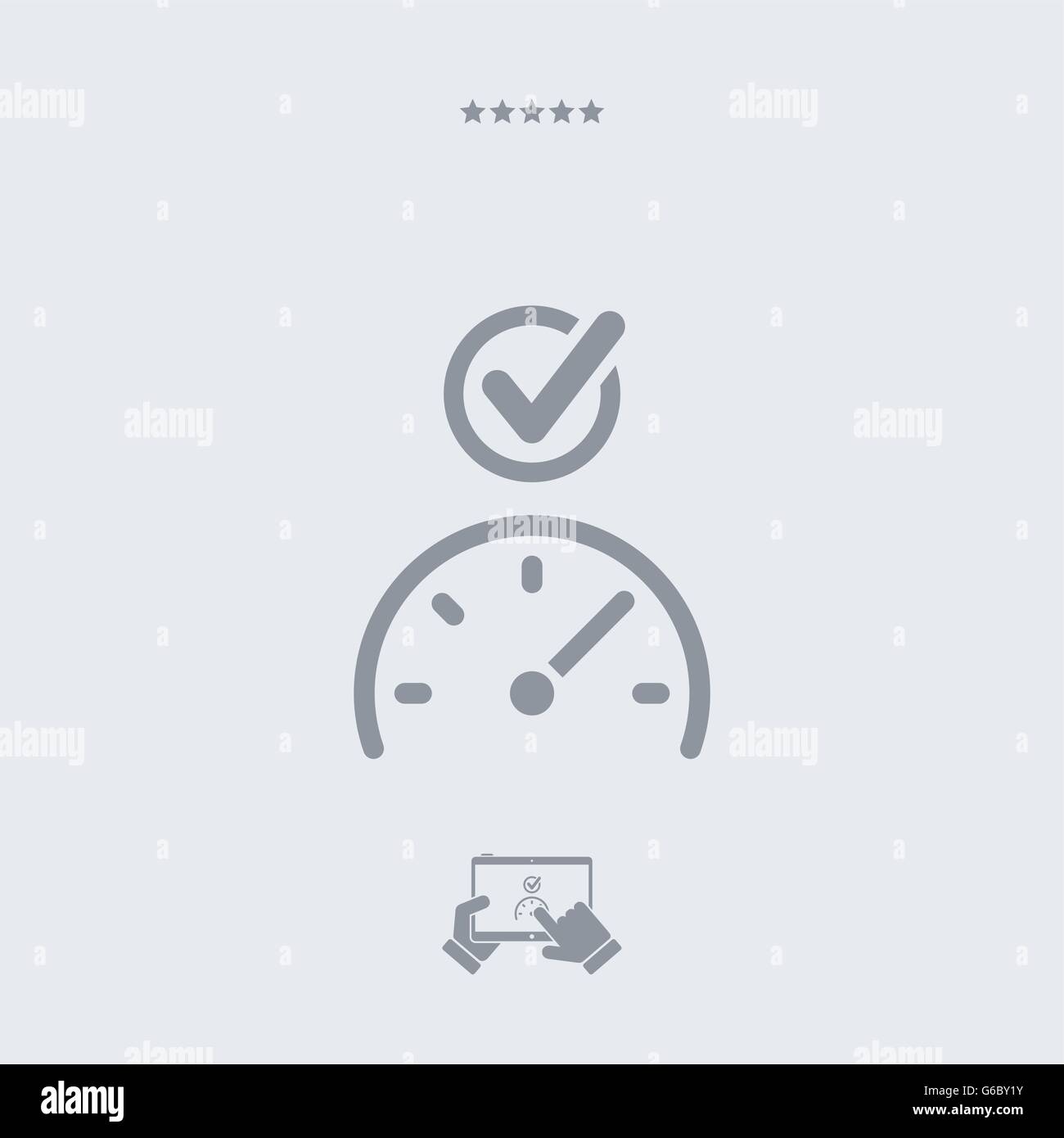 Speed check icon, speed check vector, speed check symbol, speed check ...