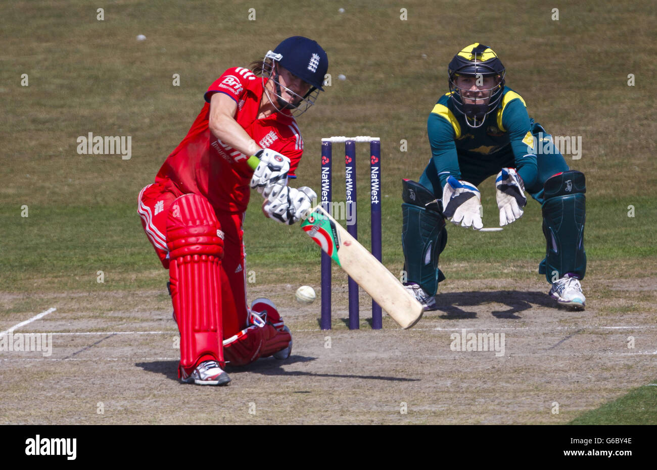 England's Lydia Greenway in action during the One Day International at ...