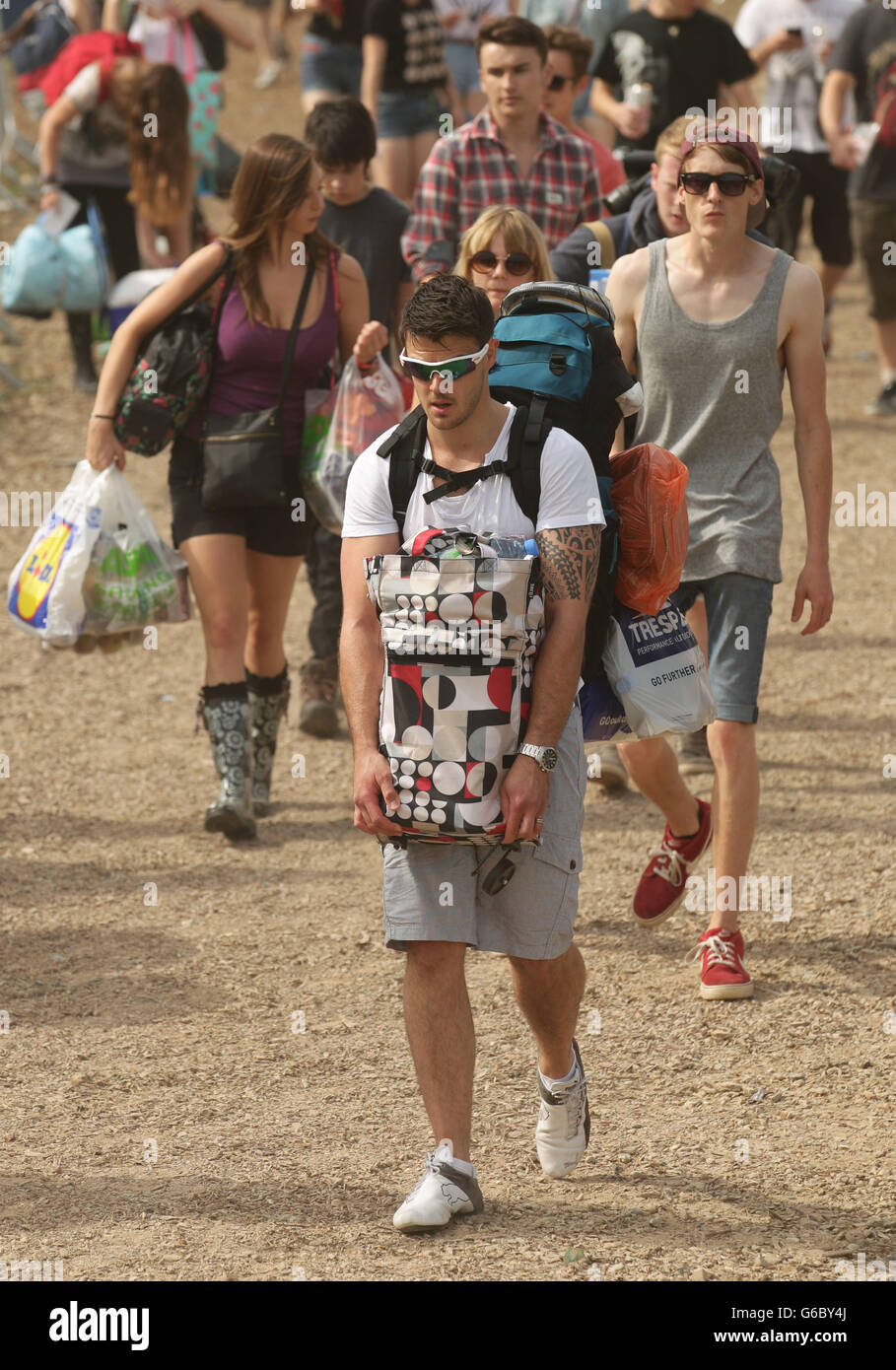 Arriving at reading festival hi-res stock photography and images - Alamy
