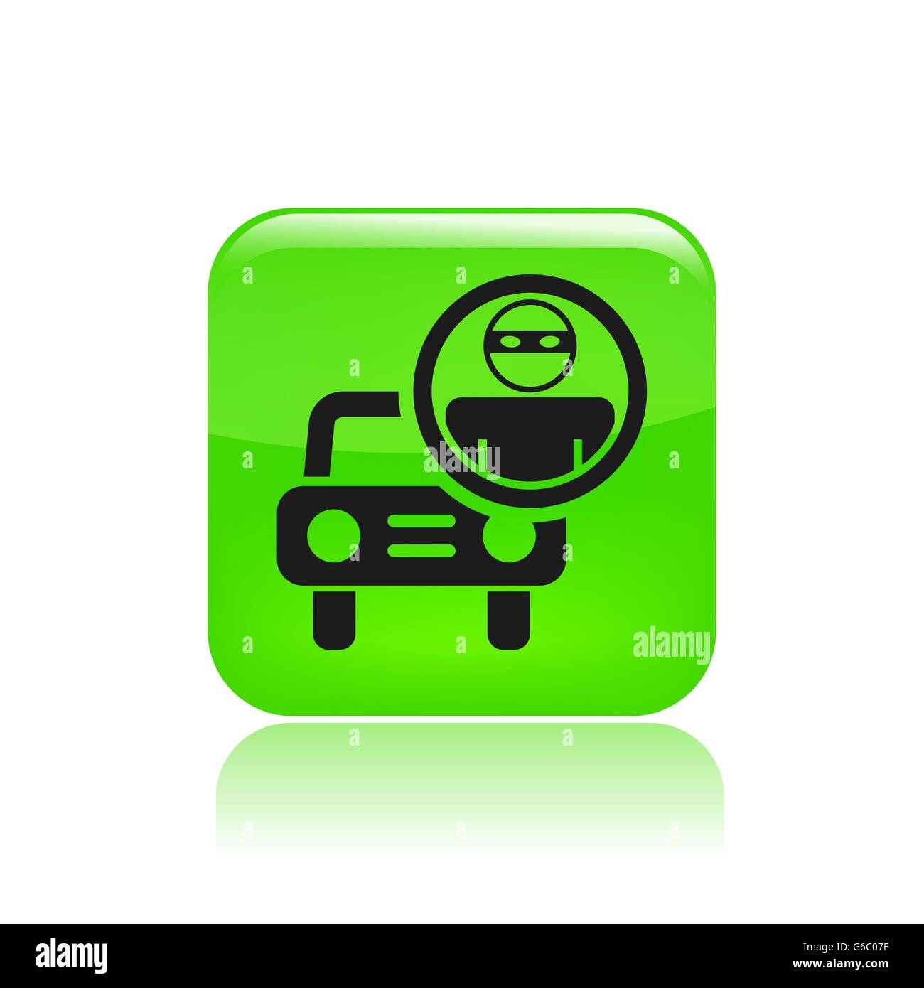 Vector illustration of car's thief icon Stock Vector Image & Art - Alamy