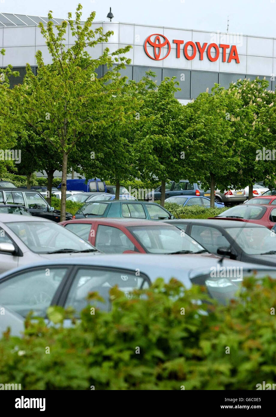 The Toyota factory at Burnaston, near Derby, where the Japanese car ...