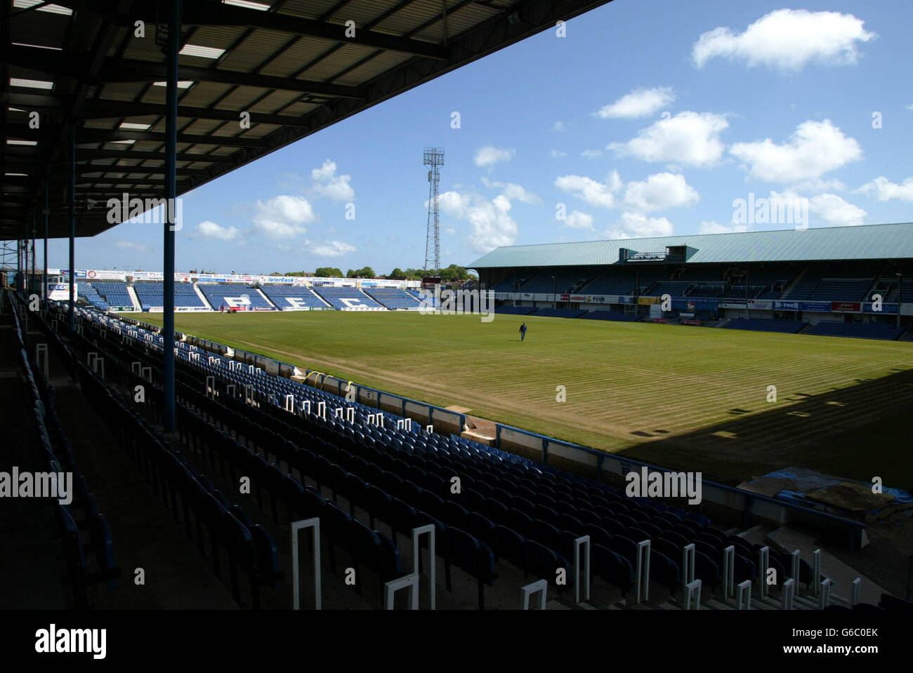 View inside fratton park stadium hi-res stock photography and images ...