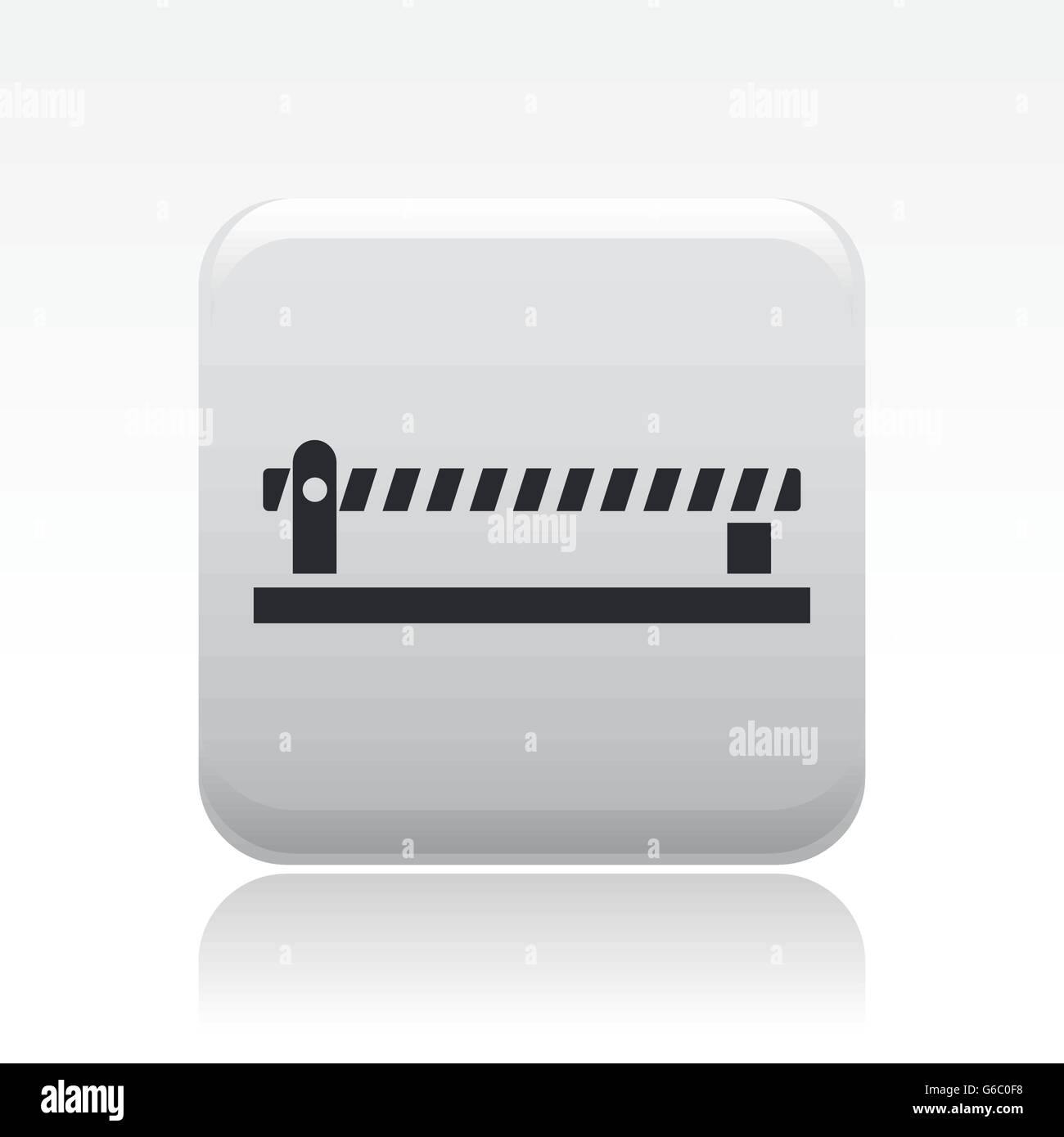 Level crossing gate Stock Vector Images - Alamy