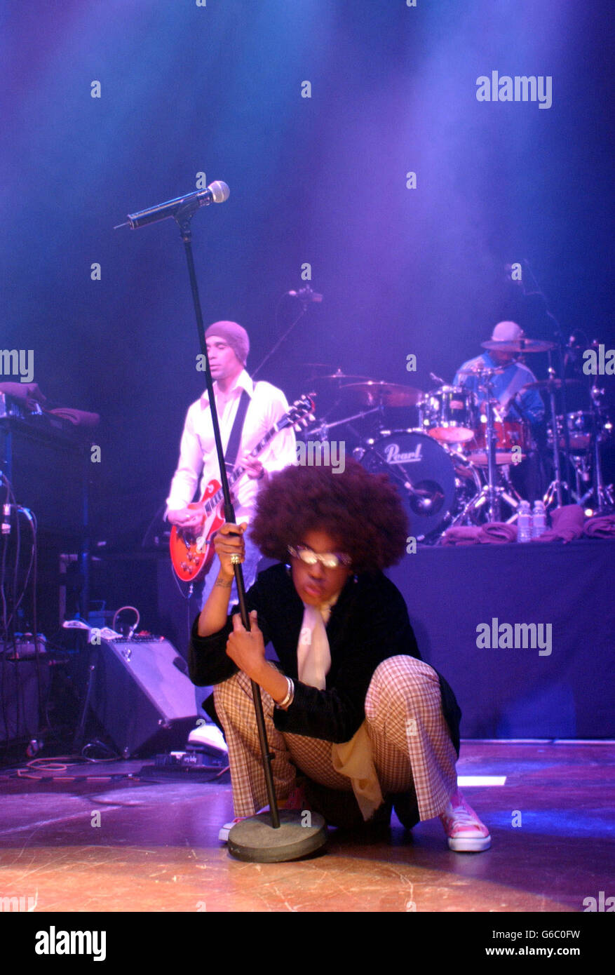 Singer Macy Gray performing on stage at the Shepherds Bush Empire in ...