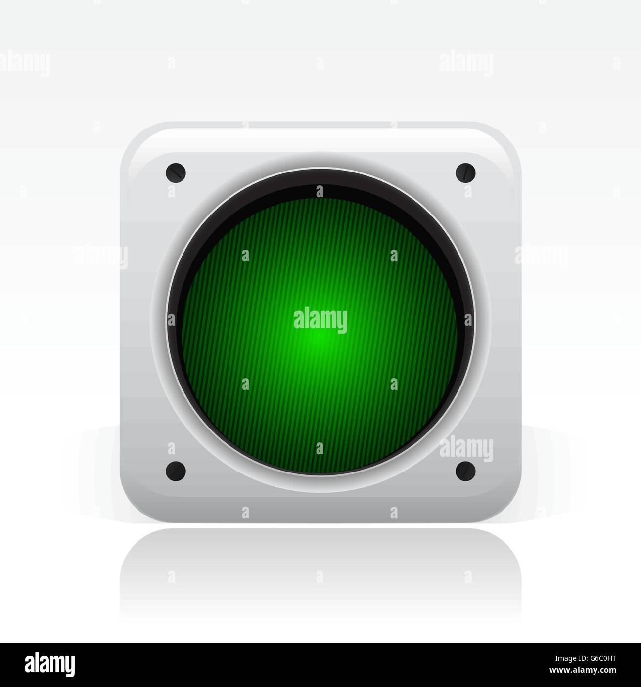 Vector illustration of single isolated traffic light icon Stock Vector ...