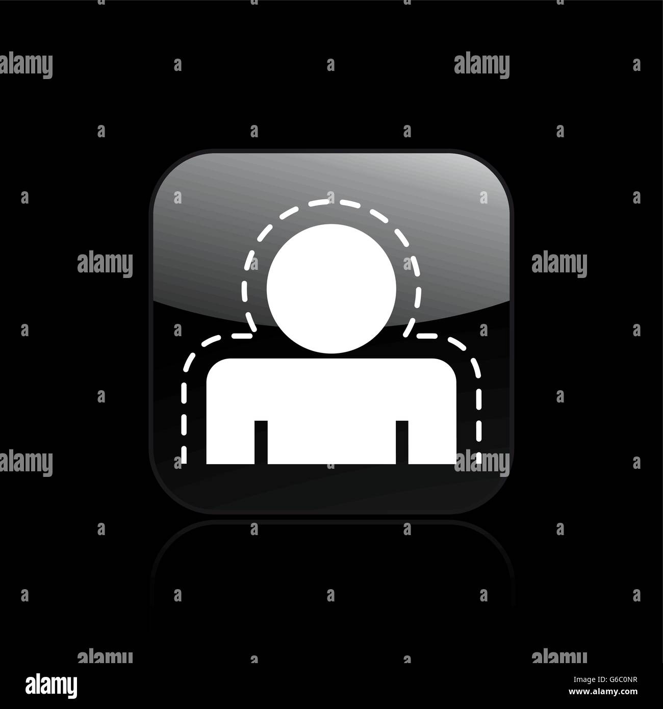 Vector illustration of human safety protection single icon Stock Vector ...