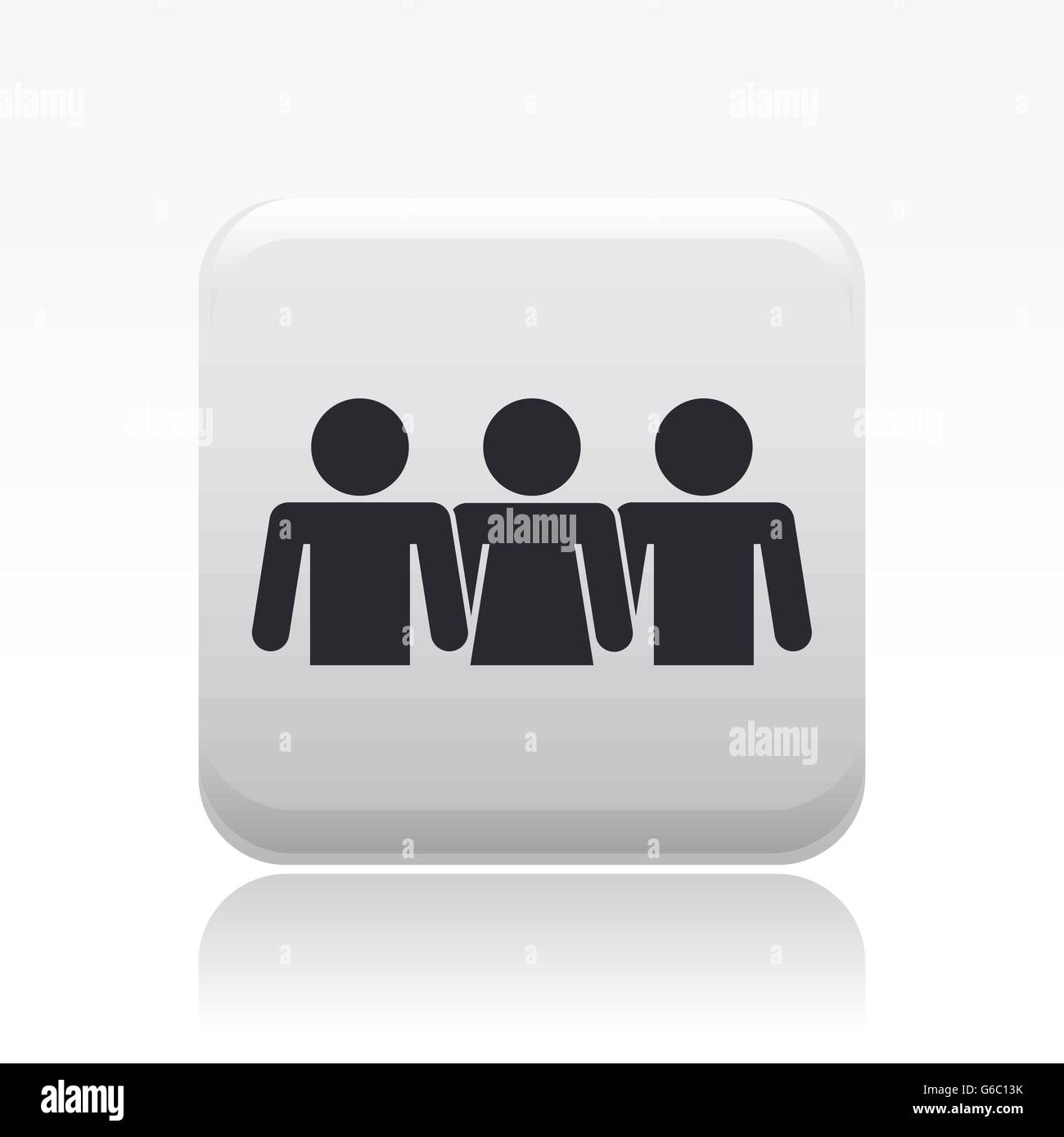 Vector illustration of single isolated social network icon Stock Vector ...