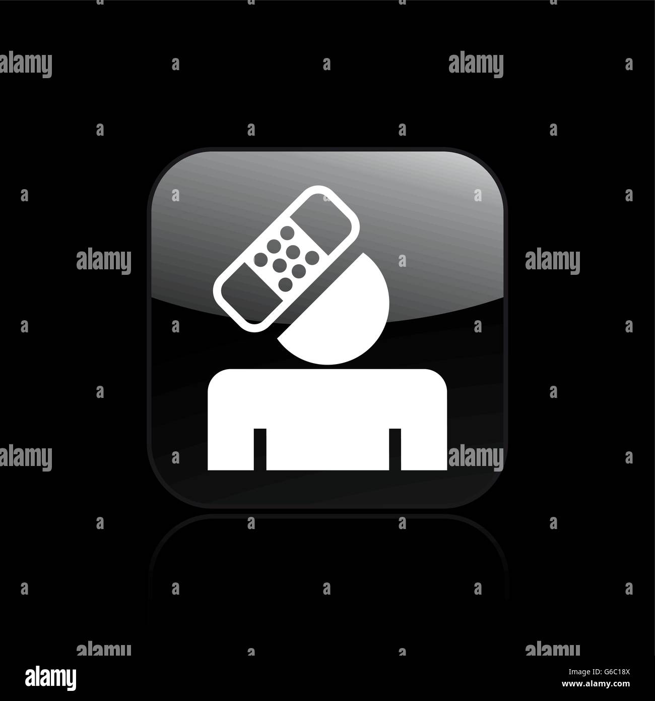 Vector illustration of single isolated injury icon Stock Vector Image ...