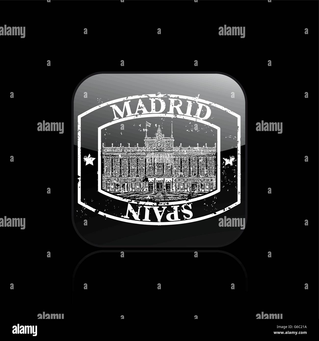 Madrid stamp hi-res stock photography and images - Alamy